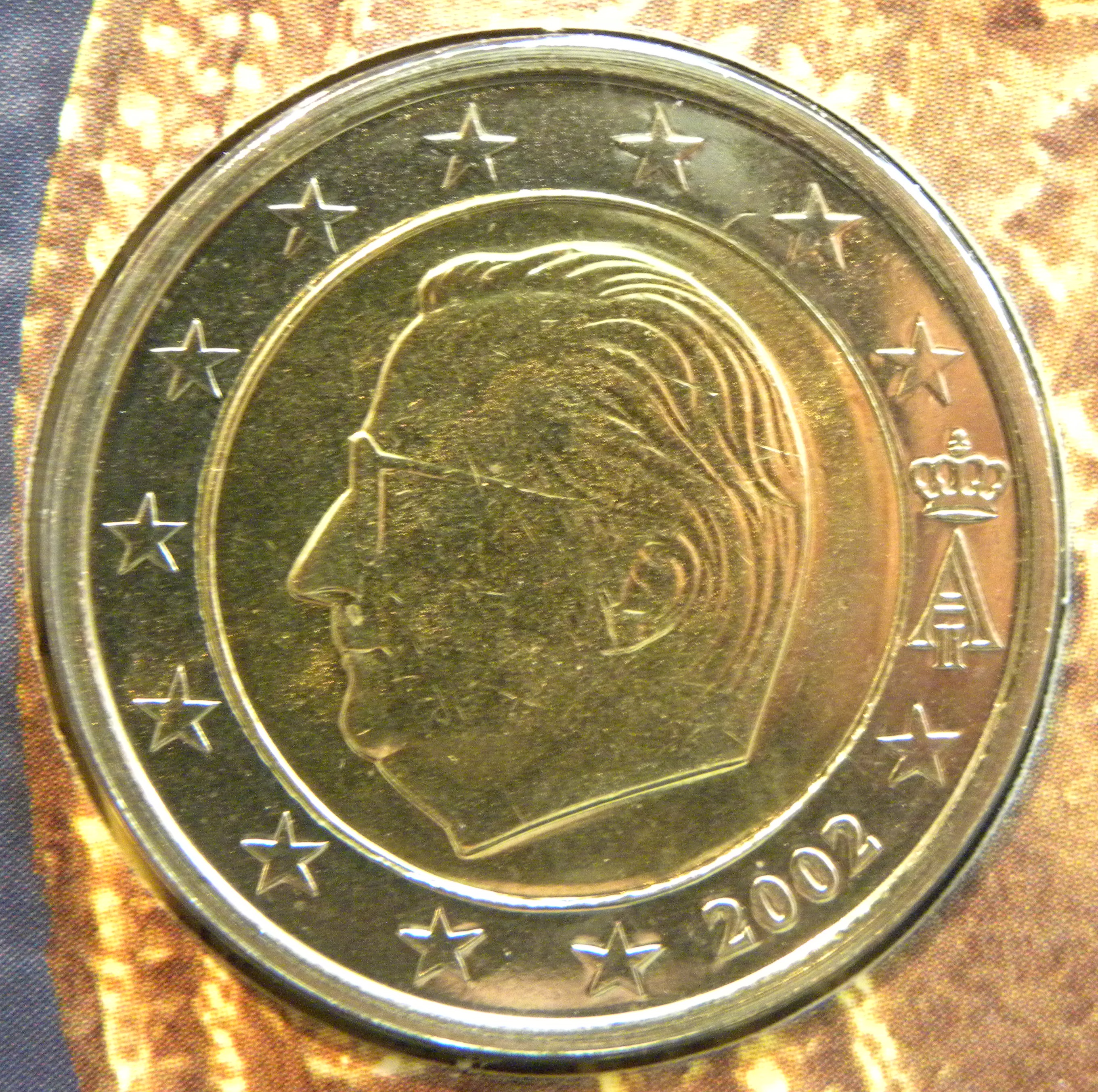 Euro coins from 2002