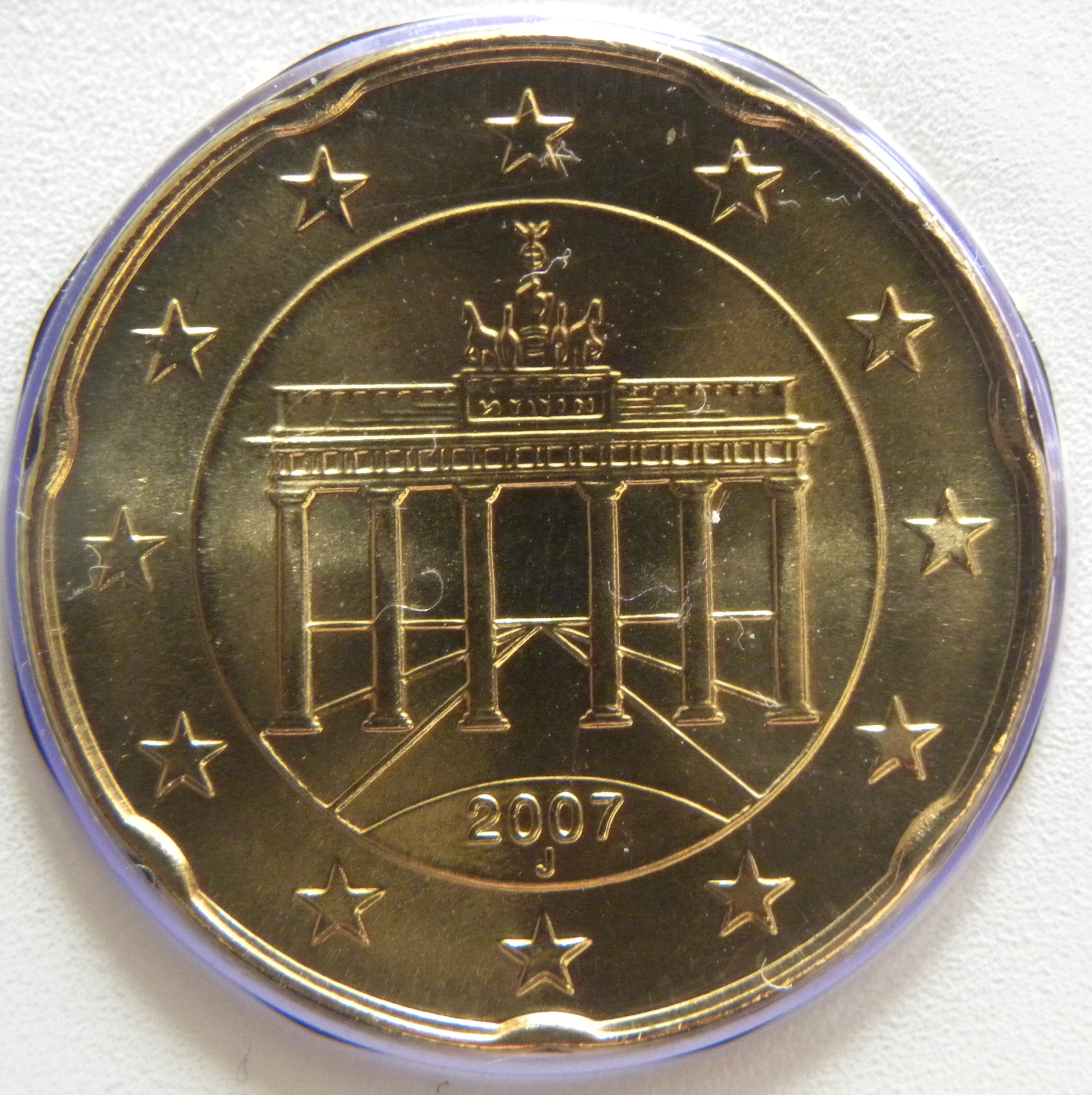 Euro coins from 2007