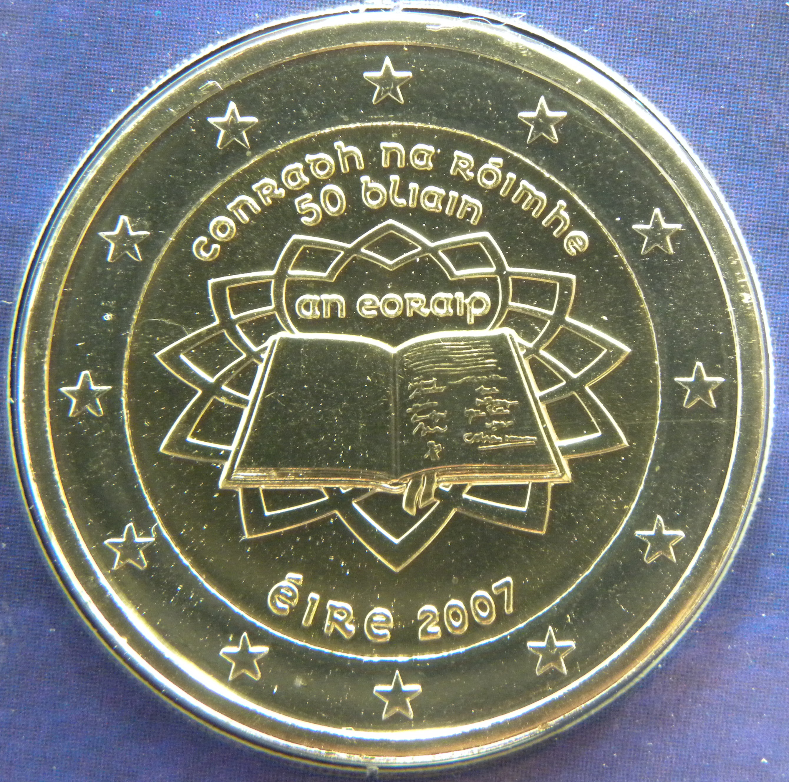 Euro coins from 2007