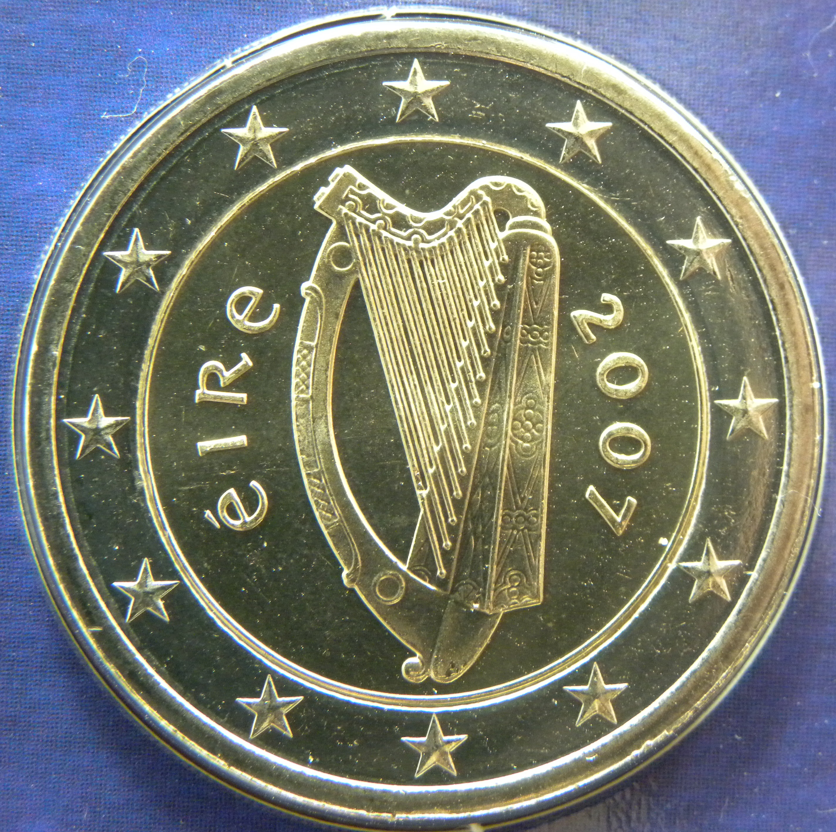 Euro coins from 2007