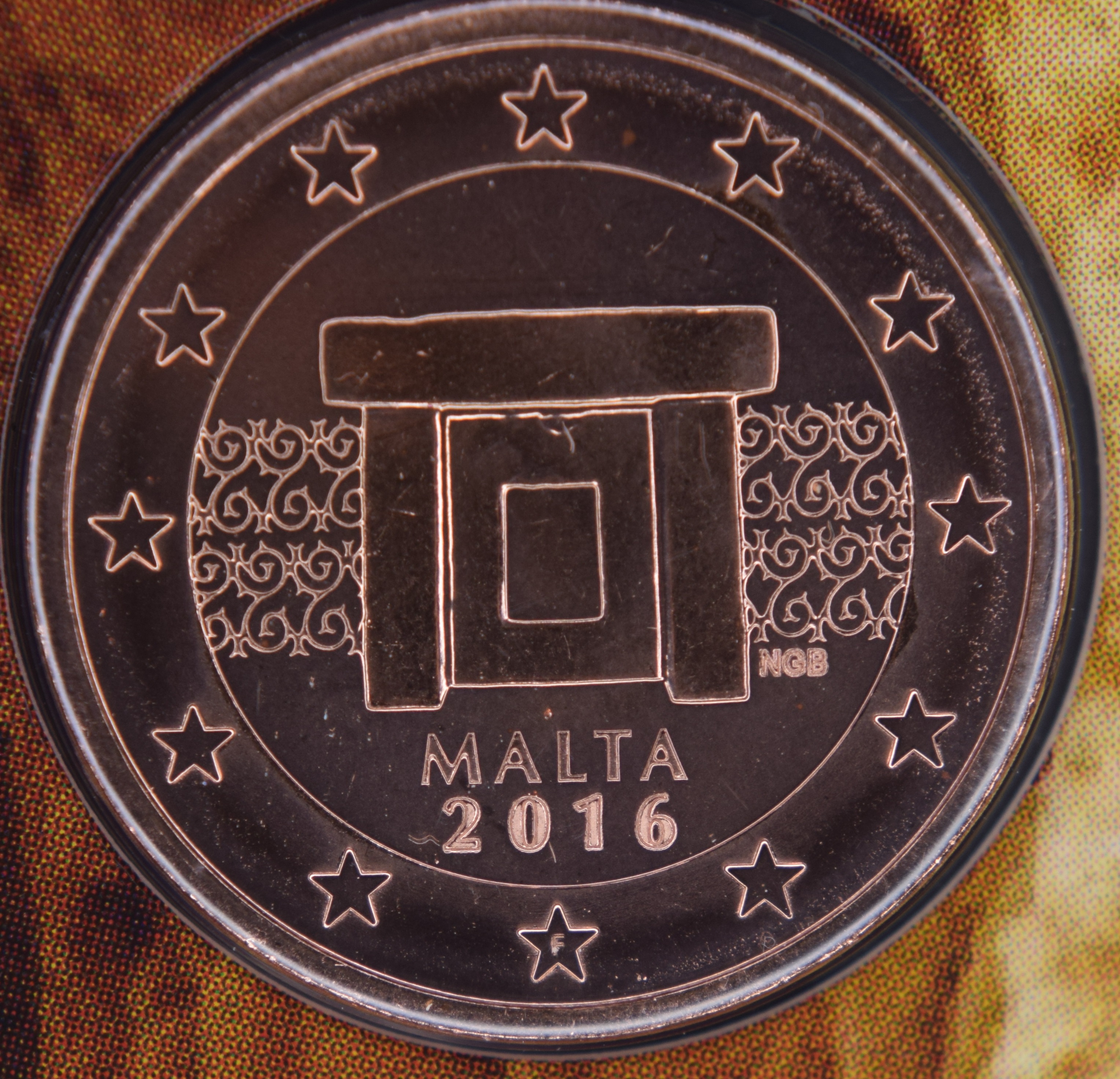Euro coins from Malta