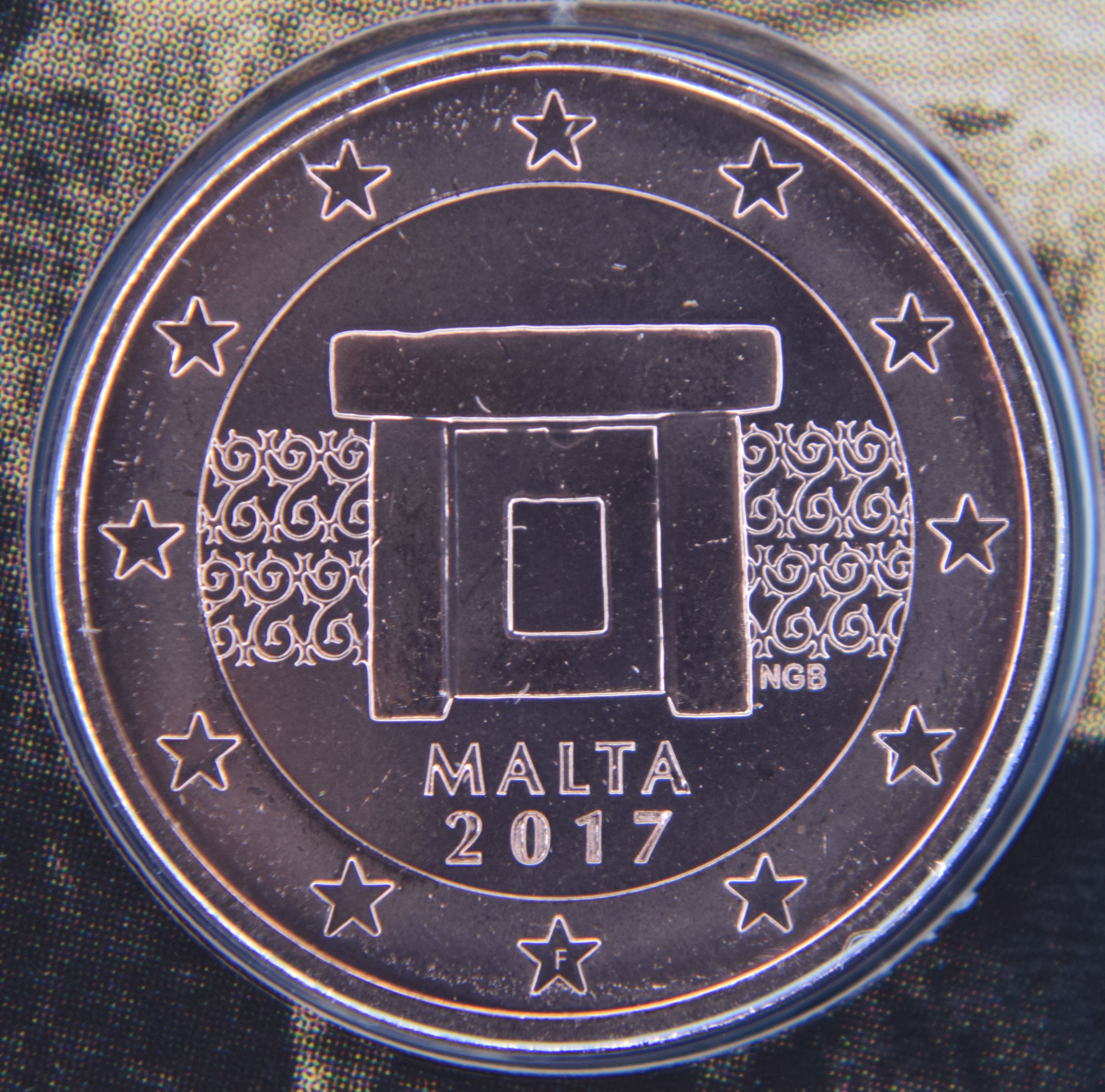 Euro coins from Malta